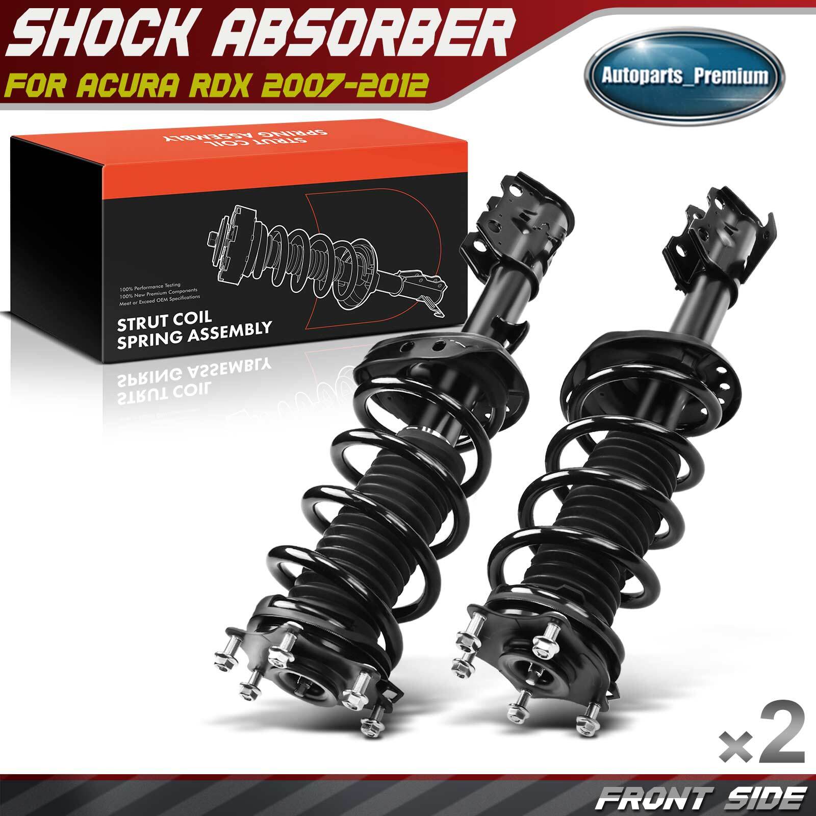 2x Front Complete Strut & Coil Spring Assembly for Acura RDX 2007 2008 ...