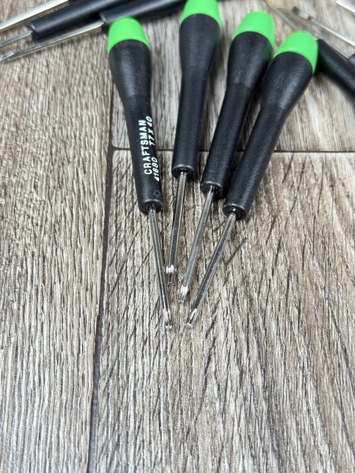 SEARS Craftsman Professional 12pc Micro-Tech Precision Screwdriver Set ...