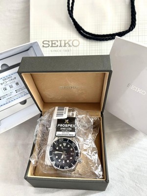 Seiko Prospex SBDC083 Date St.Steel Blk Slv Divers 200M Automatic Mens ...