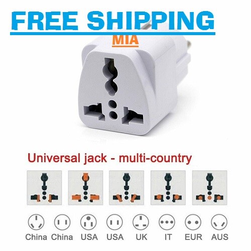 Germany Universal Travel Adapter Charger Converter Power Plug Socket ...