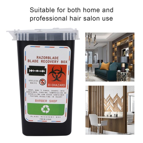 Disposal Blade Container Barbershop Hair Salon Shaving Knife Blade ...