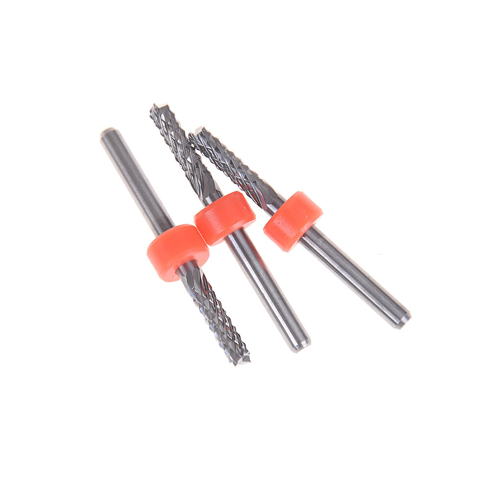 3.175mm Carbide Tungsten Corn Cutter cutting PCB milling bits CNC ...