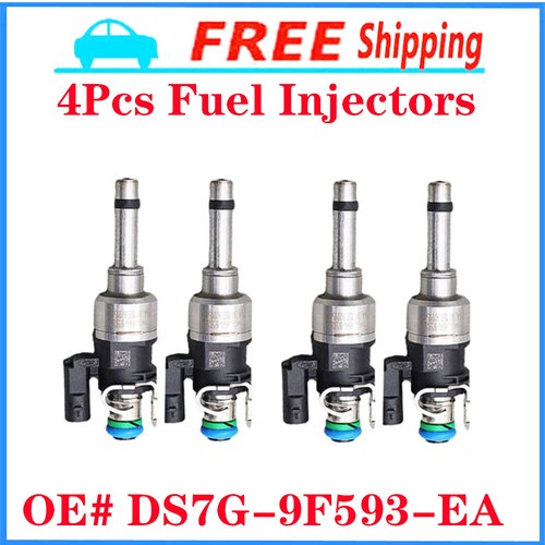 4Pcs New Fuel Injectors OE# DS7G-9F593-EA For Ford Escape Fusion 1.5L ...
