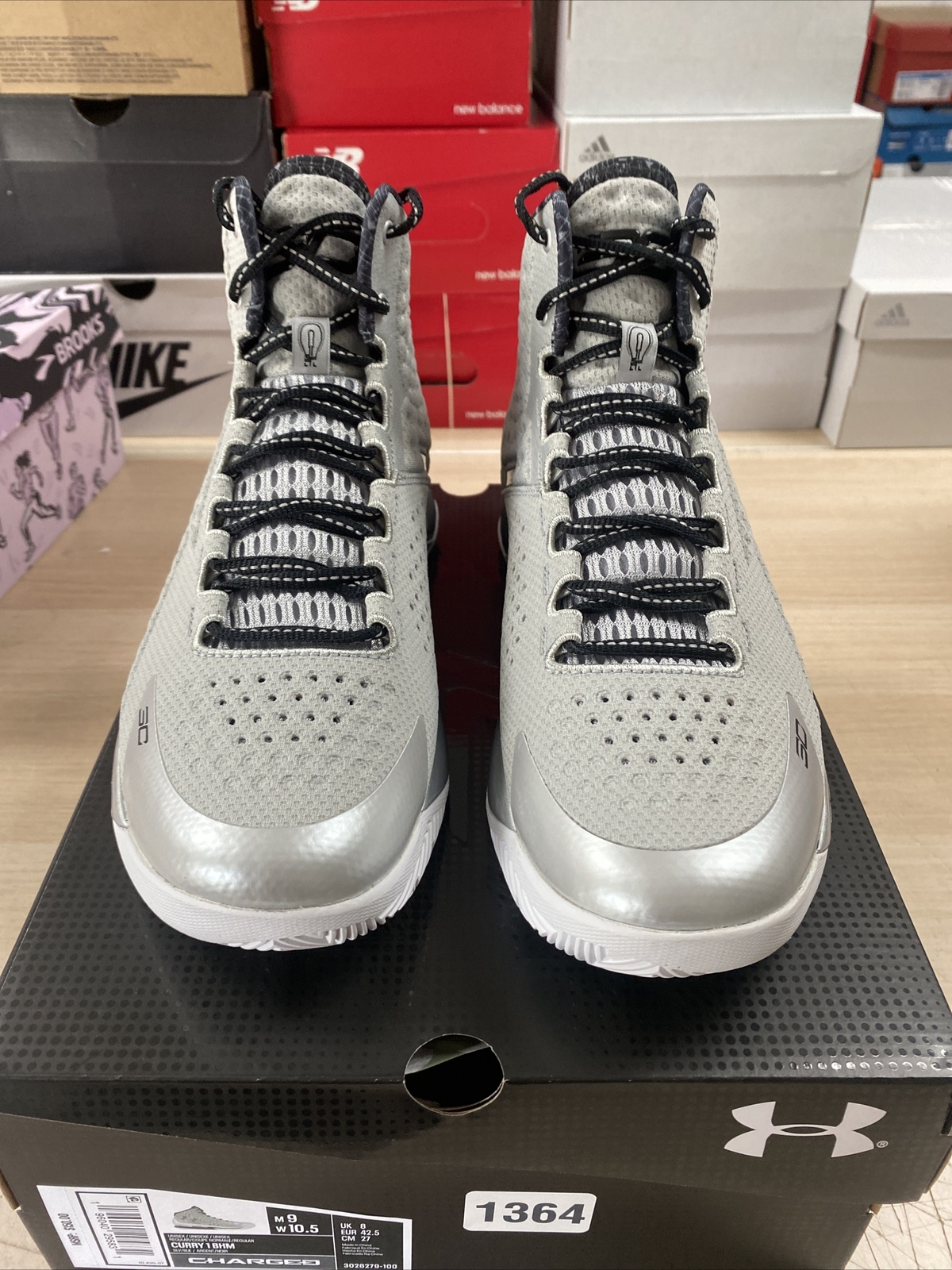 Under Armour Curry 1 Retro Mid Black History Month Unisex Sneakers M 9 ...