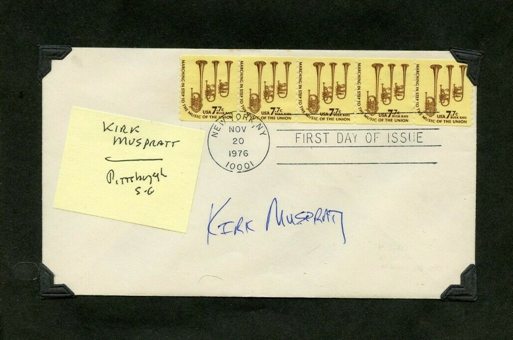 Autographed Envelope Kirk Muspratt Conductor NW Indiana Symphony ...
