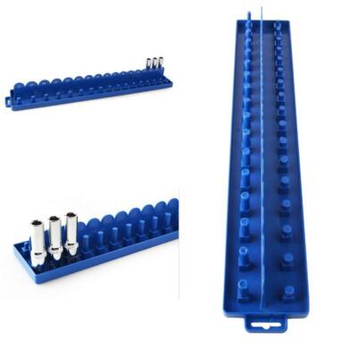 1/2 3/8 1/4 Socket Holder Sleeve Storage Bracket Rail Tray Metric ...