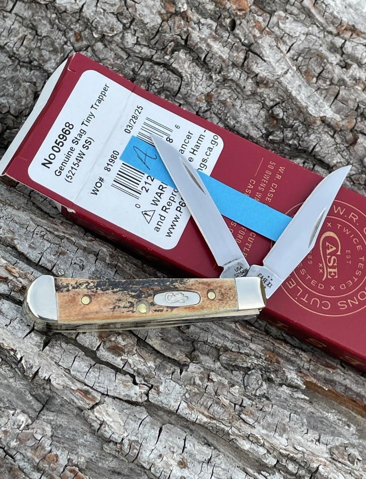 CASE XX *a 2025 GENUINE STAG WHARNCLIFFE TINY TRAPPER KNIFE KNIVES | eBay