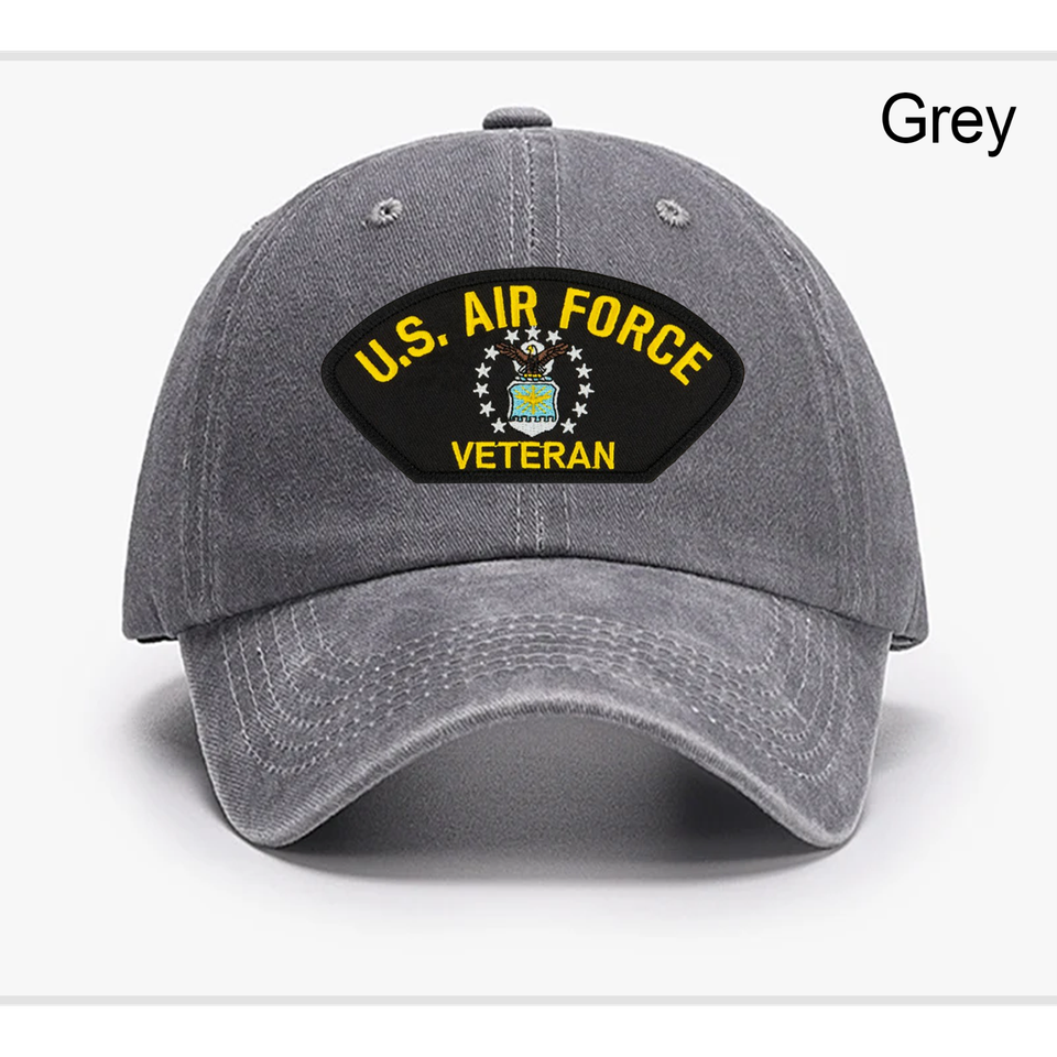 Embroidered Hat US Air Force Veteran, Veteran Cap, Trucker Hat,Baseball ...