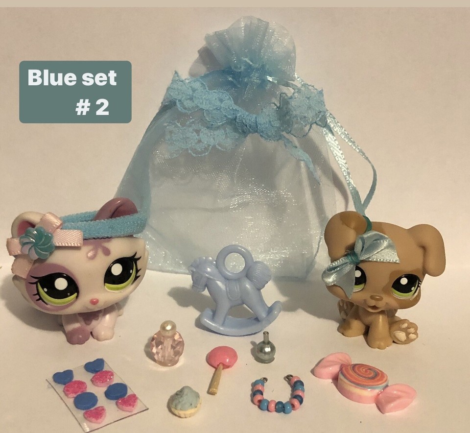Littlest Pet Shop Adorable Handmade Blue Or Pink playset for LPS or ...