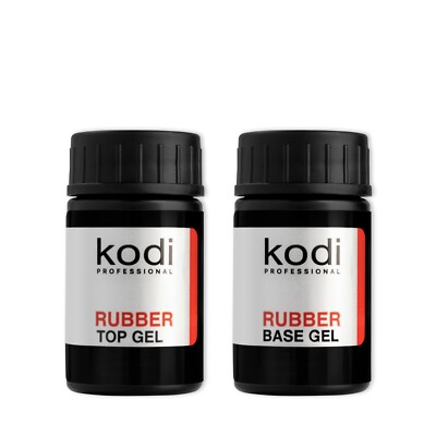 Kodi Professional Rubber Base and Top Coat Gel Polish UV LED - Base ...