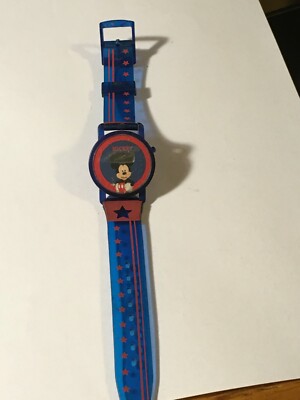Disney - Mickey Mouse Digital Watch - Blue Strap MD0006 | eBay