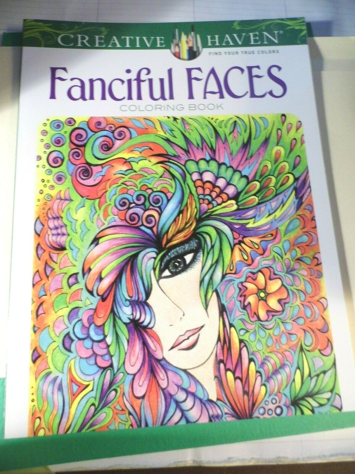 Fanciful Faces Coloring Pages
