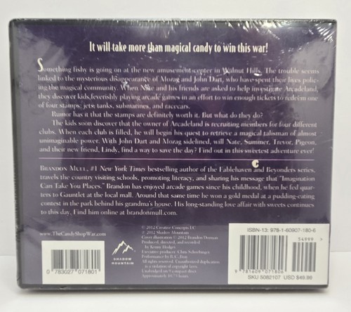 THE CANDY SHOP WAR (ARCADE CATASTROPHE) by BRANDON MULL- AUDIO BOOK ON ...