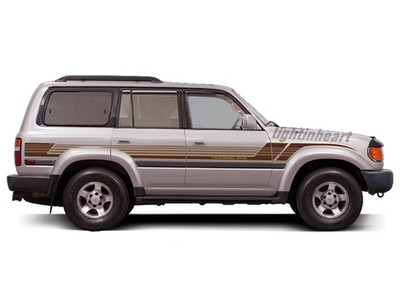 Car Sticker Retro Stripes For Toyota Land Cruiser 80 1994-1997 LC80 ...