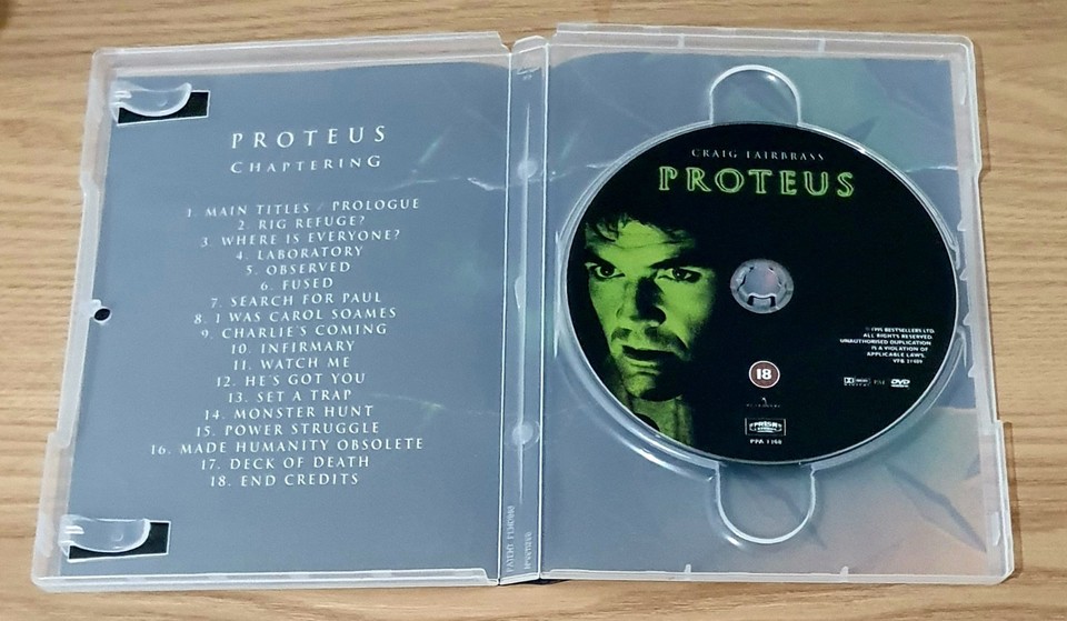 PROTEUS - DVD. Trapped on an Oil Rig with a Mutated Monster. Creature Feature. | eBay UK