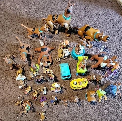 Mini Vintage Scooby Doo small Rubber/Plastic Lot Warner bros Cartoon ...