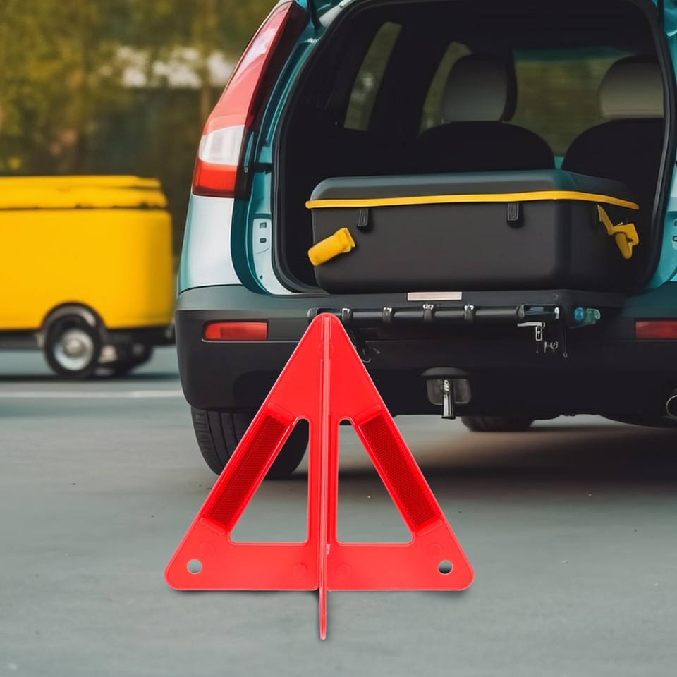 Safety Sign Folding Safety Reflective Triangle Road Warning Sign ...