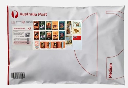 Australia Post Medium Prepaid Satchel Stamps + Tracking - 10 Pack $152. ...