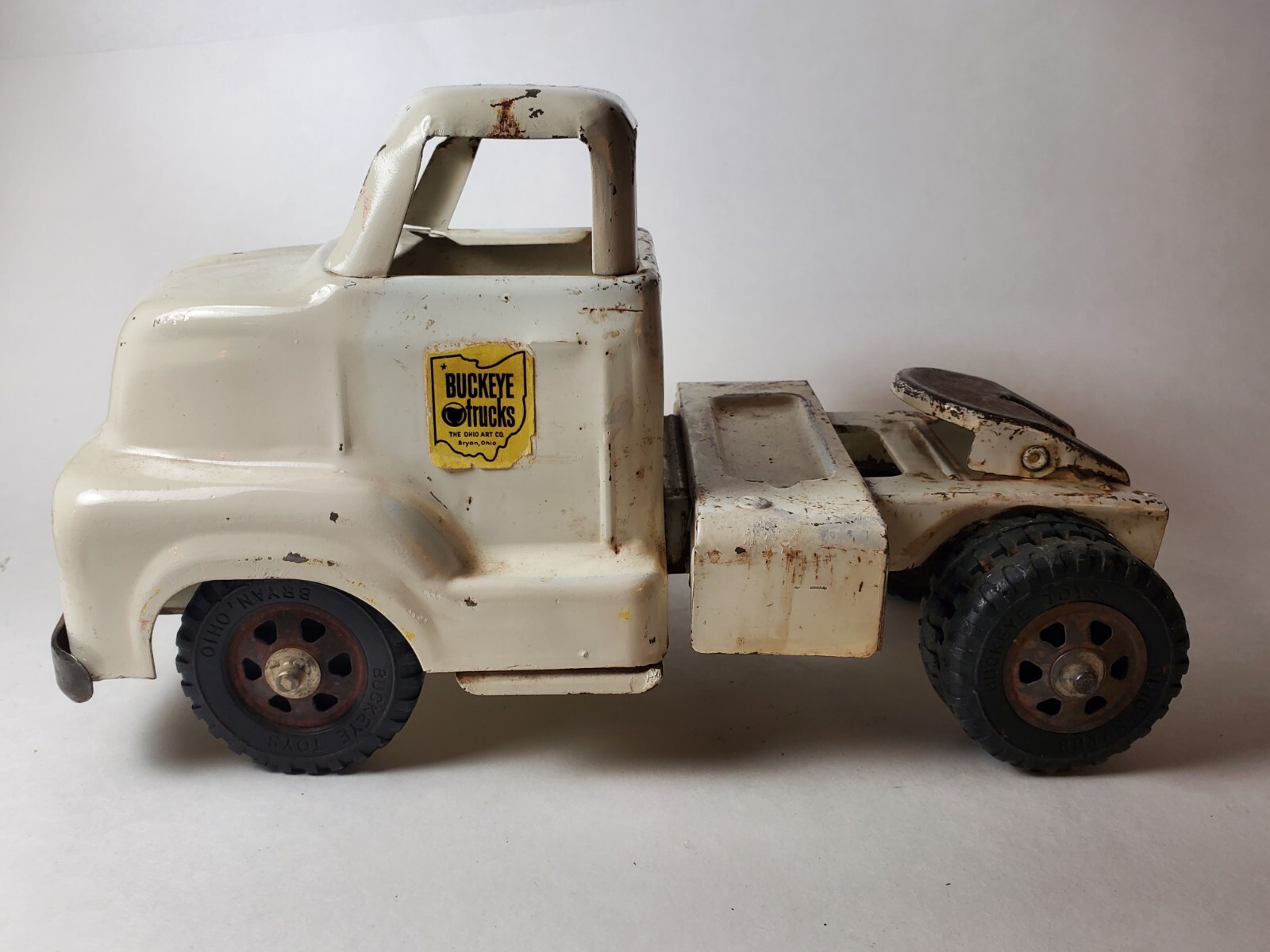 Dunwell Buckeye Toy Semi Truck Cab 1955 Ford COE Tractor Trailer ...