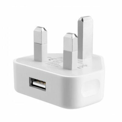 5V 2A 3Pin USB Plug Charger Wall Chargers UK Power Adapter For iPhone ...