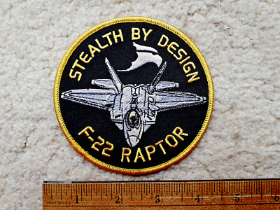 F-22 Raptor STEALTH VTOL US Air Force iron-on Patch | eBay