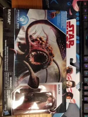NIB Hasbro Star Wars Force Link Rathtar & Bala-Tik Action Figure 2 IN 1 ...