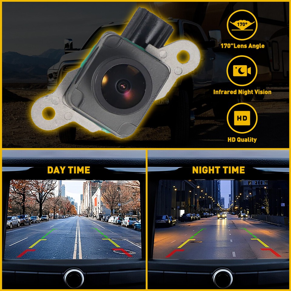 Night Vision Rear View Backup Camera 170° For 2016-2019 Dodge Ram 1500 ...
