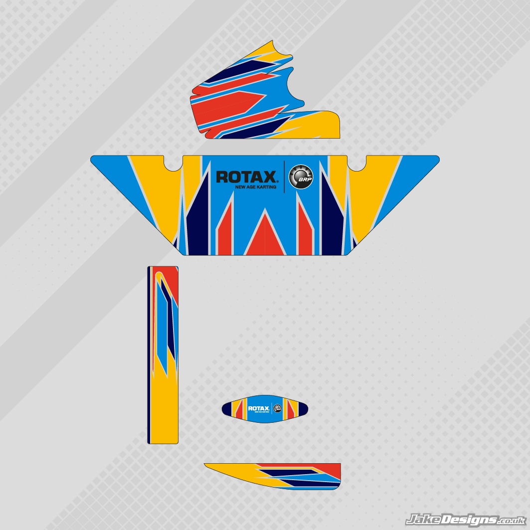 FA ALONSO 2015 EUROPEAN STYLE ROTAX RADIATOR STICKER KIT - KARTING | eBay