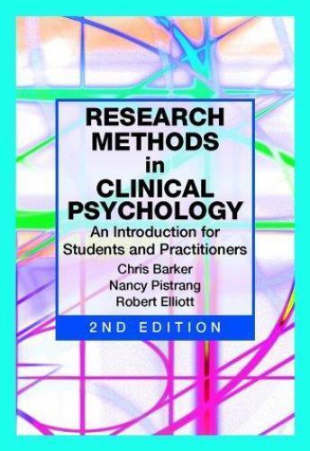 Research Methods in Clinical Psychology : An Introduction for Students ...
