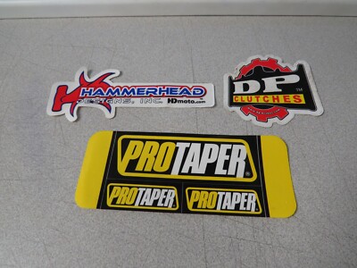 Vintage Hammerhead Pro Taper & DP Clutches Vinyl Decal Sticker Lot of 3 ...