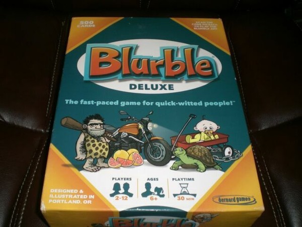 Blurble Deluxe Card Board Game Bernard Games 2013 for sale online | eBay