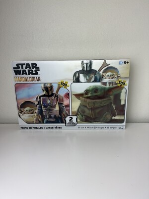 Star Wars The Mandalorian Prime 3D Puzzles 500pc Two Pack | eBay