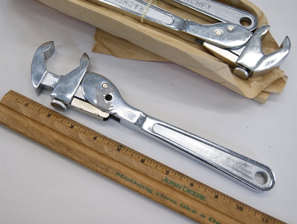 Rachex USA Self Adjusting Wrench Monkey Wrench Auto Rare NEW OLD STOCK ...