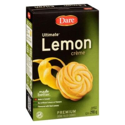 Dare Ultimate Lemon Creme Filled Cookies, 290g/, 3 Boxes {Imported From ...