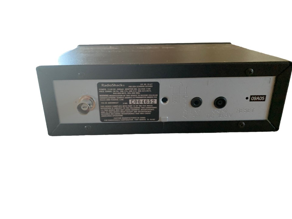 Radio Shack Pro-2054 300 Channel Analog Scanner 800MHz | eBay