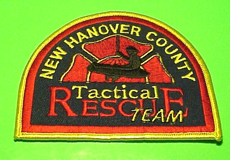 NEW HANOVER NORTH CAROLINA NC ( TACTICAL RESCUE TEAM ) FIRE DEPT PATCH ...