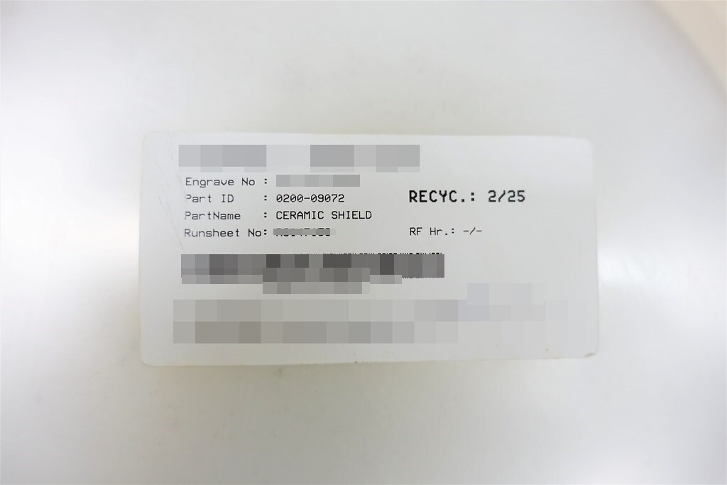 APPLIED MATERIALS 0200-09072 CERAMIC SHIELD AMAT *RECYCLED* | eBay