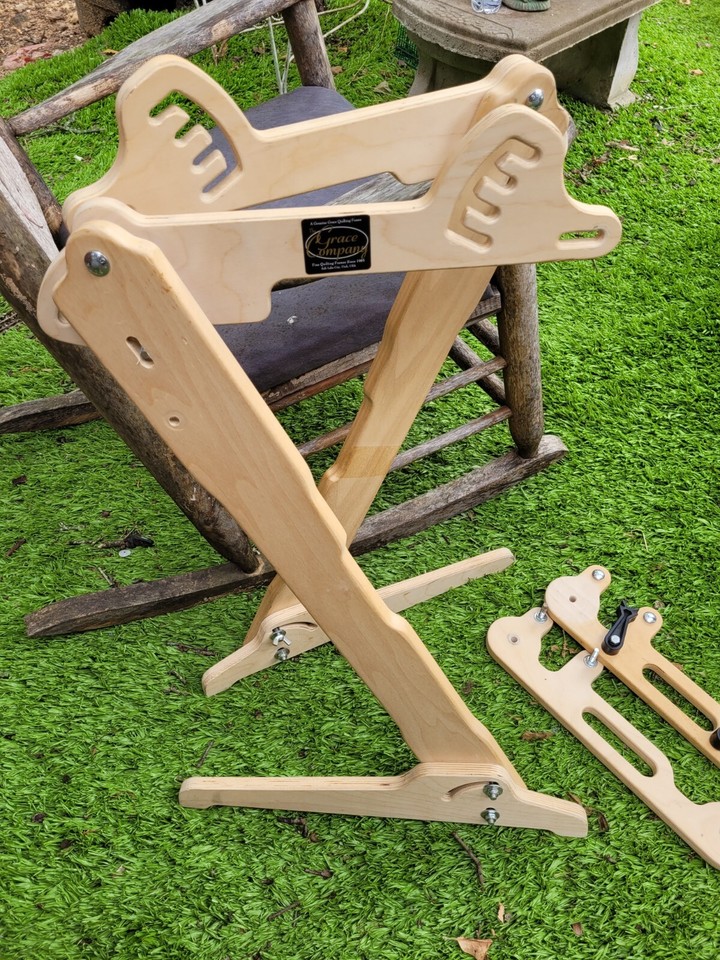 Grace Quilting Frame Ez3? No Baste? Parts Wood Quilt Frame | eBay