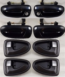 fits Hyundai Outside Inside Outer Inner Exterior Interior Door Handle ...