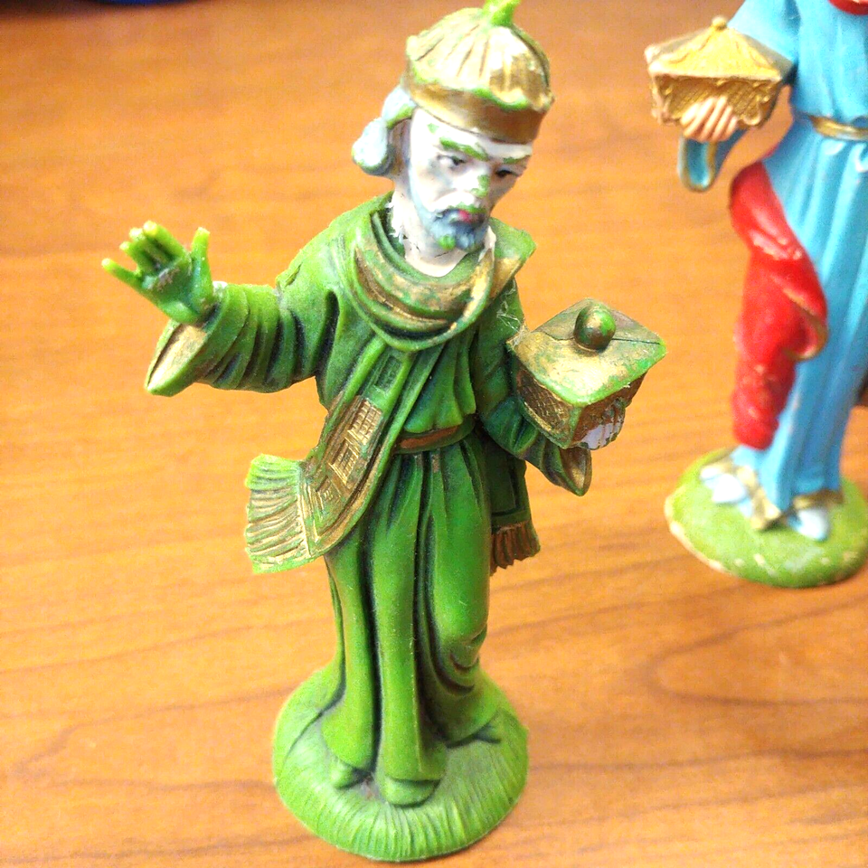 VTG Christmas Fontanini 3 Wise Men Magi Nativity Figurines Depose ...