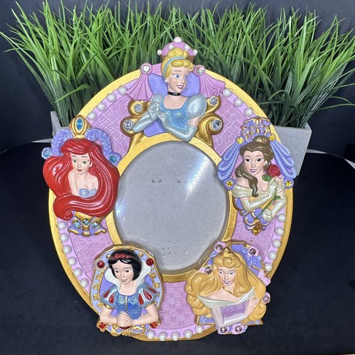 Disney Princesses 3D Picture Frame Belle Cinderella Ariel Snow White ...