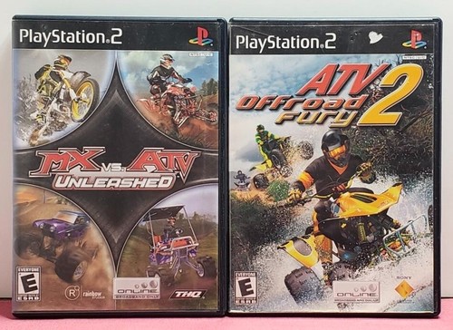 PlayStation 2 PS2 MX vs ATV Unleashed Offroad Fury 2 Video Game Lot NO ...