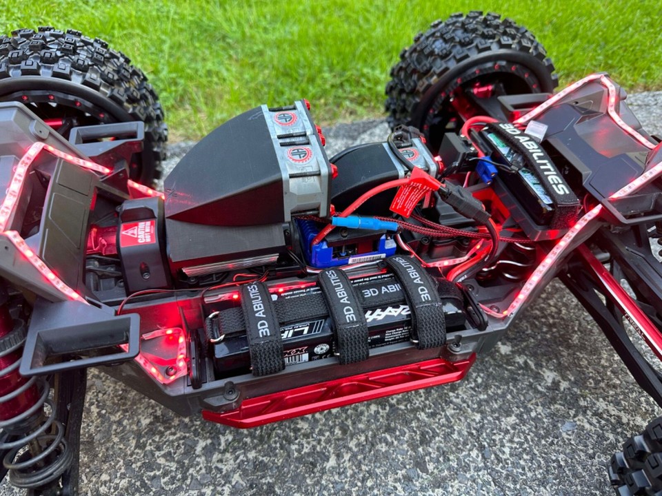For Traxxas XRT Supercharger Fan Mount PLUS Fan Guards for 40mm fans ...