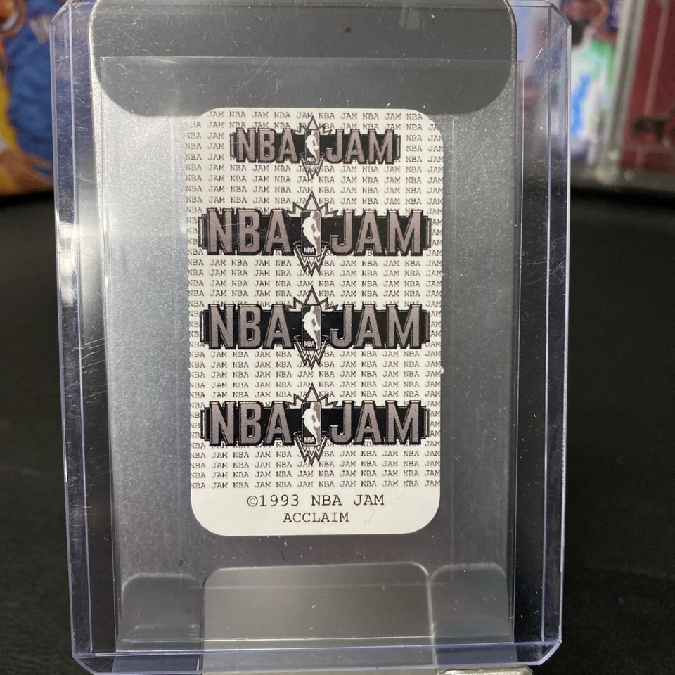 1993 Michael Jordan NBA Jam Acclaim Sega Genesis Refractor Insert ...