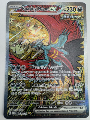 Roaring Moon Ex #162 Prismatic Evolutions Holo Near Mint | eBay