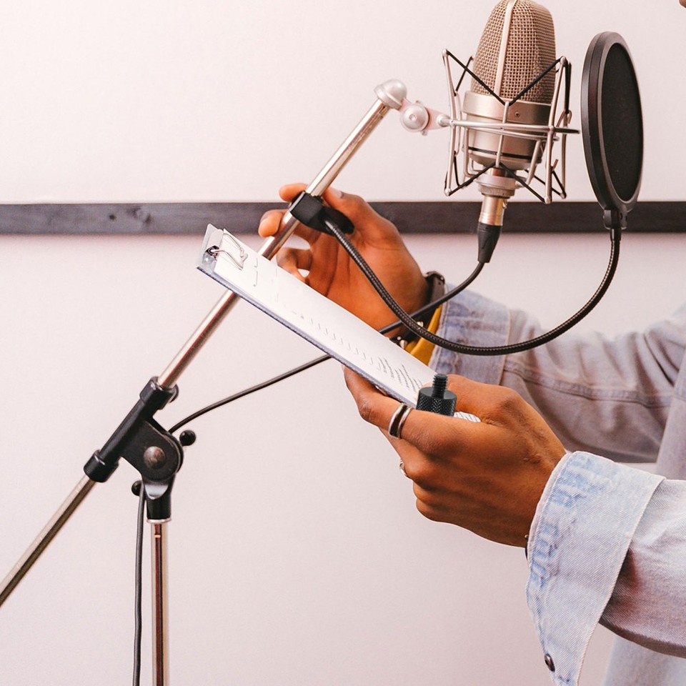 6 Pcs Mic Stand Parts Microphone Clip Adapter Accessories Thread ...