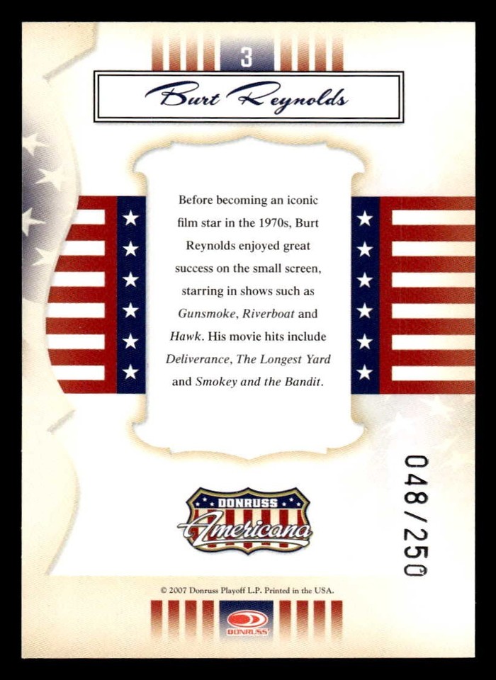 2007-2008 Donruss Americana Celebrity Base & Proof Trading Cards You ...