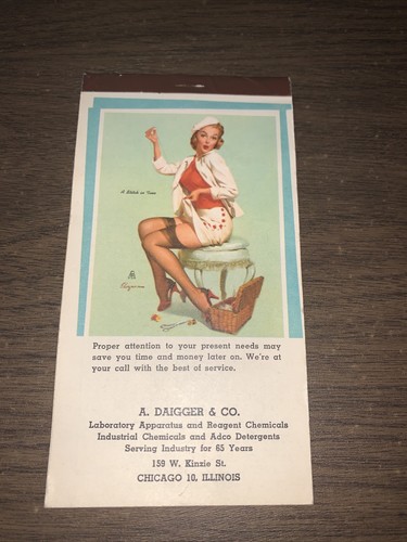 Vtg Pocket Calendar 1959 1960 A. Daigger & Co. Chicago IL February ...