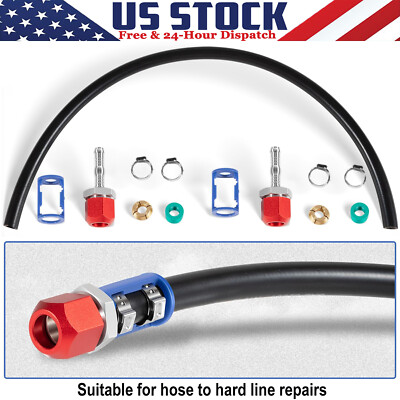 800-671 A/C Line Splice Kit for 3/8" Line With No. 6 Hose, Line to Hose ...