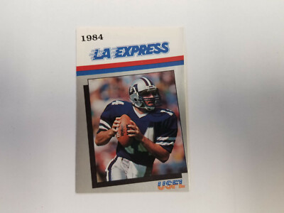 Los Angeles Express 1984 USFL Football Pocket Schedule - Home Savings ...